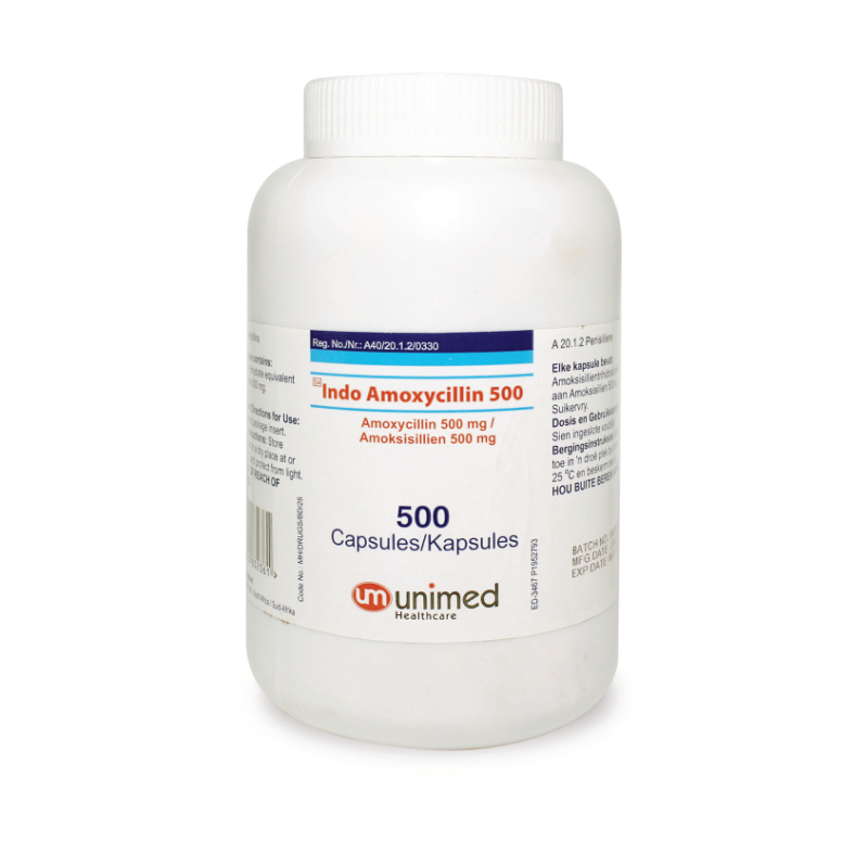 INDO AMOXYCILLIN 500mg 15 s Unimed Healthcare